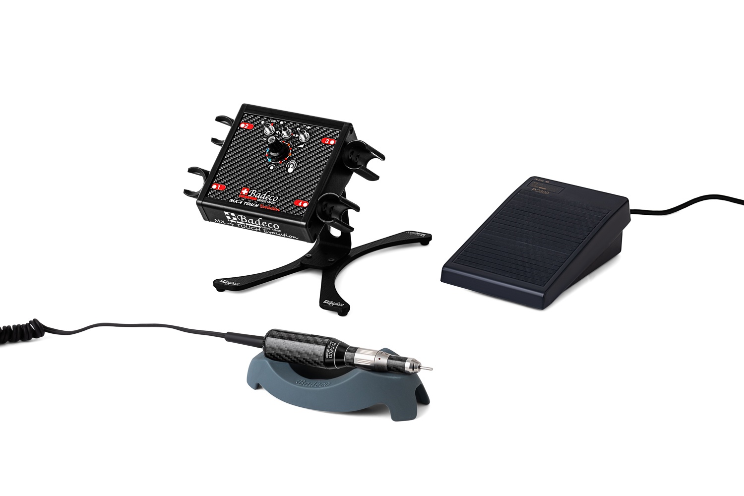 Micromotor set MX-4 TOUCH Evolution LCD + HP 465 + PC800 - BADECO